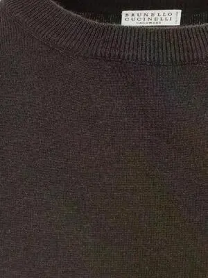 Brunello Cucinelli Monili-chain Crew-neck Sweater