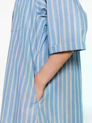 MAISON123 Besta R Rayee Vertical-stripe Mini Shirt Dress