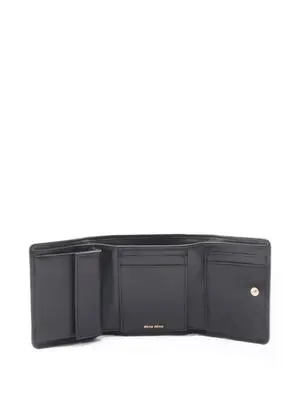 Miu Miu 2020s Matelassé Trifold Wallet