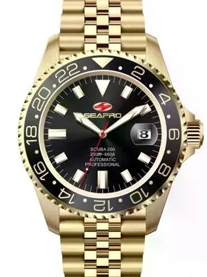 SEAPRO Grand Meridian 43mm Diver Watch - Black