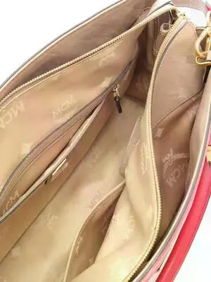 Mcm Leather Tote Bag