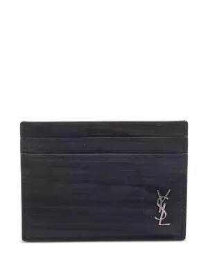 Saint Laurent 2020s Cassandra Card Case - Black