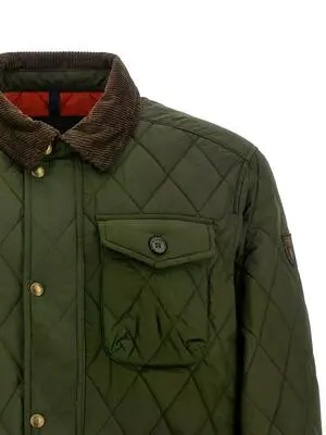 Polo Ralph Lauren Quilted Jacket With Corduroy Collar