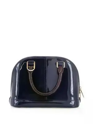 LOUIS VUITTON Alma Handbag Vernis Monogram Canvas Bb Satchel