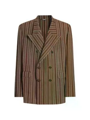 Dolce & Gabbana Striped Double-breasted Blazer