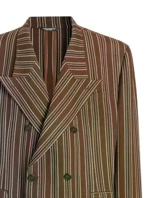 Dolce & Gabbana Striped Double-breasted Blazer