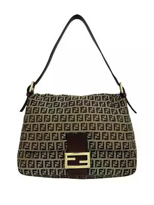 Fendi Zucchino Mamma Forever Shoulder Bag