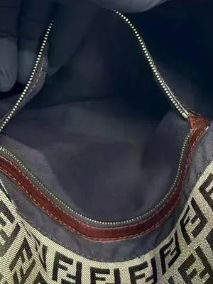Fendi Zucchino Mamma Forever Shoulder Bag