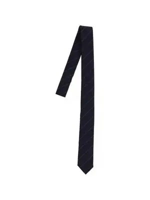 Thom Browne Rwb Stripe Neck Tie - Blue