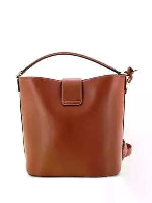CELINE Celine Louise Bag Leather Bucket Bag