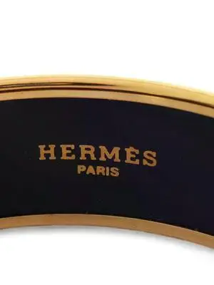 Hermès 2010s Gm Cloisonné Enamel Bangle Bracelet