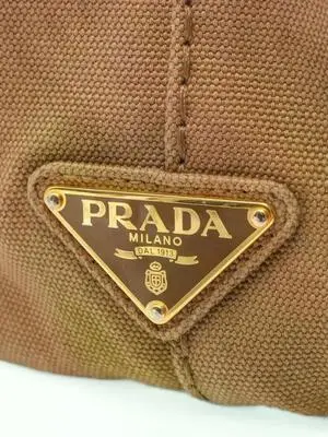 Prada 2000s Canapa Two-way Handbag