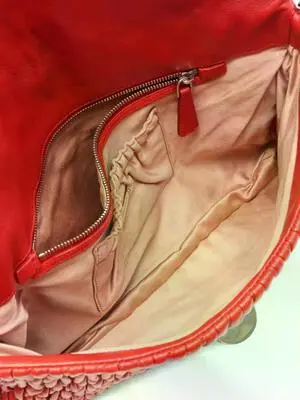Miu Miu 2010s Nappa Crystal Matelassé Shoulder Bag