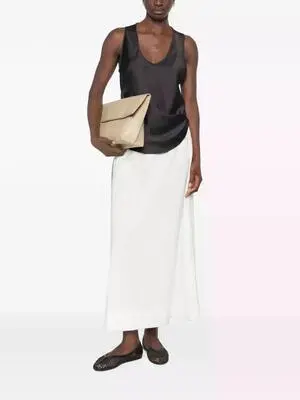 Imperial Satin Scoop-neck Tank Top