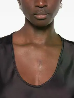 Imperial Satin Scoop-neck Tank Top