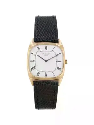Patek Philippe 1960s Golden Ellipse Cushion-shaped Watch - White