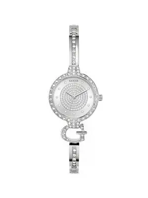 Guess Giselle Crystal-embellished 28mm Watch - Silver