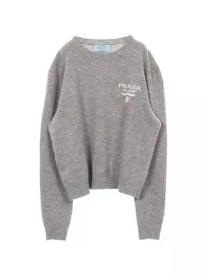 Prada 2000s Logo-intarsia Sweater