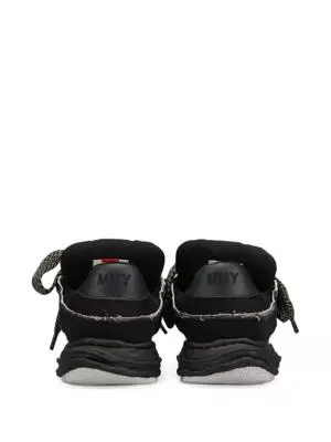 Mihara Yasuhiro Wayne Puffer Og Sole Patterned Lace Canvas Low-top Sneakers