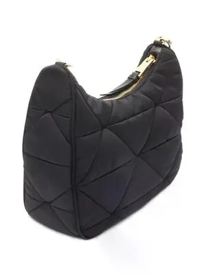 Prada Quilted Tessuto Shoulder Bag - Black