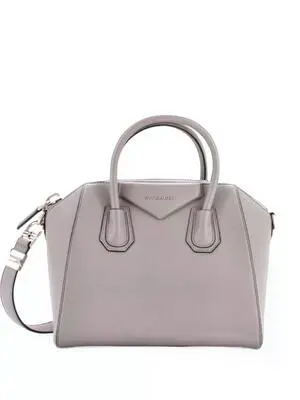 Givenchy Antigona Bag Leather Small Satchel - Grey