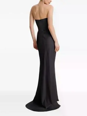 FRAMBOISE Lyris Strapless Gathered Maxi Dress