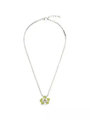 Givenchy Flower Orchid Necklace - Silver