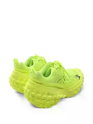 Balenciaga Mesh Paneled Chunky Sole Sneakers - Yellow
