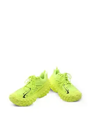 Balenciaga Mesh Paneled Chunky Sole Sneakers - Yellow