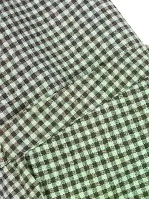 Hermès 1990-2000s Check Seersucker Button-fastening Blazer - Black