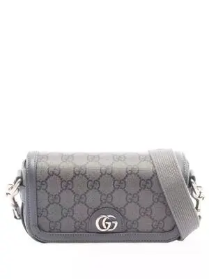 Gucci 2010s Mini Ophidia Super Gg Supreme Messenger Bag - Grey