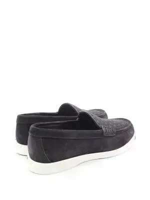 Dior Granville Oblique Jacquard Loafers - Black