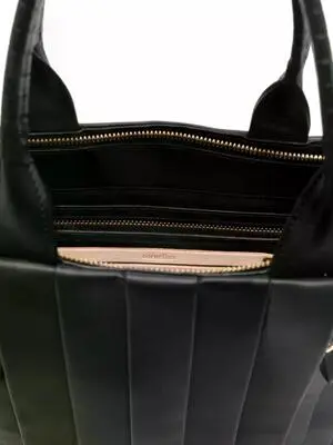 CORNELIAN TAURUS BY DAISUKE IWANAGA Pleated Leather Tote Bag