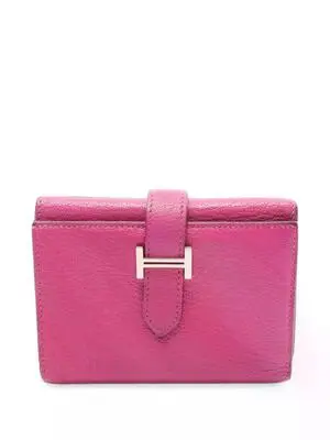 Hermès 2022 Bearn Trifold Wallet - Pink