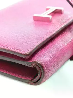 Hermès 2022 Bearn Trifold Wallet - Pink