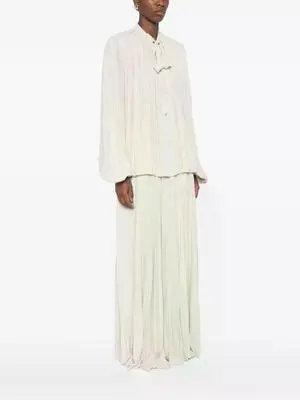 TOM FORD Pleated Pussy-bow Shirt