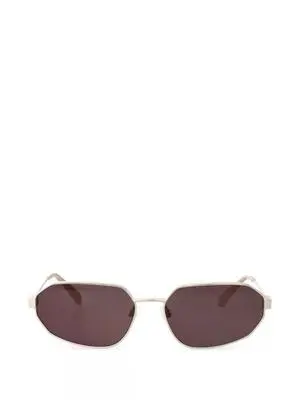 Calvin Klein Geometric Frame Sunglasses