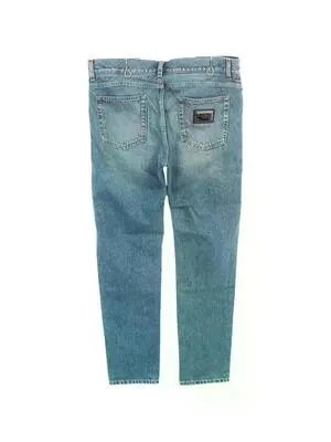 Dolce & Gabbana 2010s Logo Plate Jeans