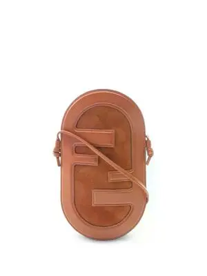 Fendi 2010s O'lock Leather Shoulder Bag - Brown