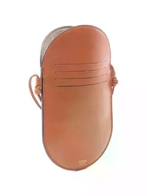 Fendi O'lock Leather Shoulder Bag - Brown