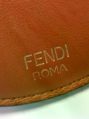 Fendi O'lock Leather Shoulder Bag - Brown