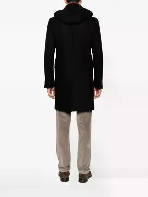 MANUEL RITZ Double-breasted Hooded Coat