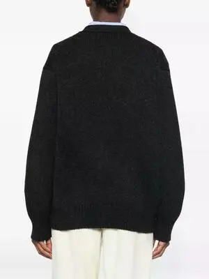 THE ROW Pranavi Ribbed-knit V-neck Cardigan