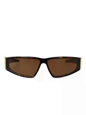 Alexander McQueen Tortoiseshell Frame Cat-eye Sunglasses - Brown