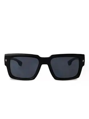 Dsquared2 Logo Plaque Square-frame Sunglasses