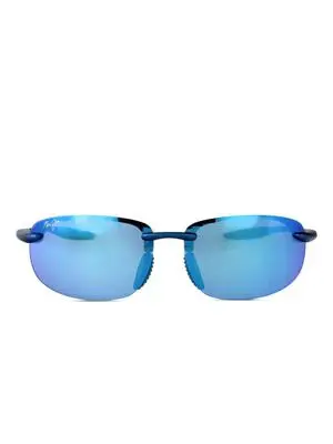 Maui Jim Ho'okipa Ultra Rimless Sunglasses - Blue