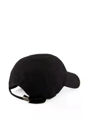 Gucci Gg Supreme-trim Baseball Cap - Black