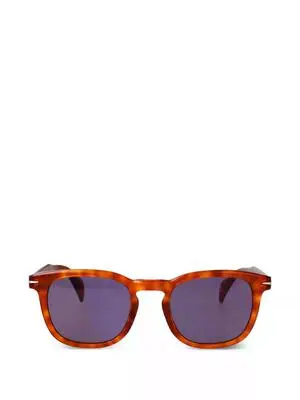 DB EYEWEAR BY DAVID BECKHAM Tortoiseshell Square Frame Sunglasses