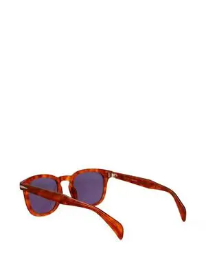 DB EYEWEAR BY DAVID BECKHAM Tortoiseshell Square Frame Sunglasses