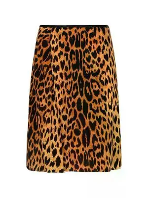 Gucci Printed Silk Crêpe De Chine Skirt